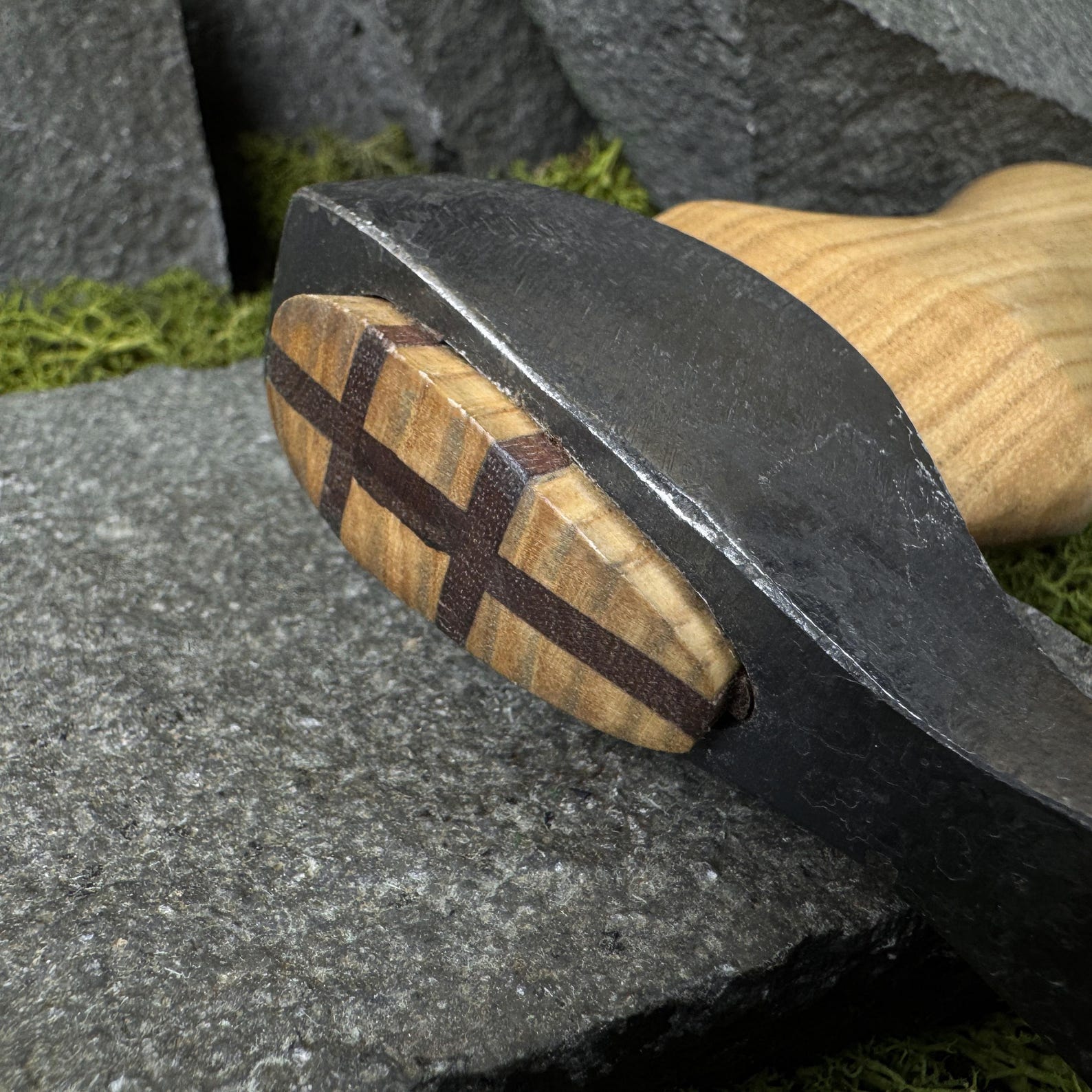 Curved Adze With Leather Case. Wood Carving Tool. Camping Axe ...
