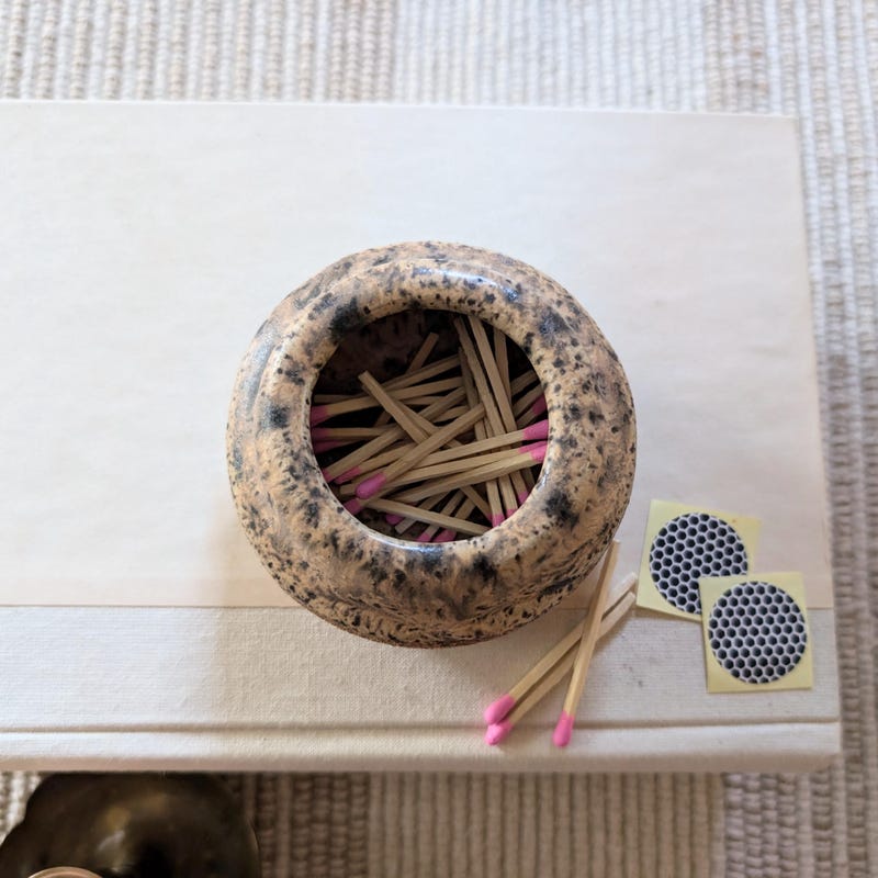 Wooden Match Holder - Etsy