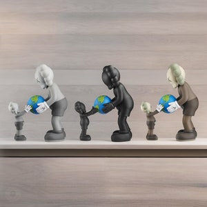 Replica KAWS the Promise Figures Decorative KAWS Statue Bearbrick Style ...