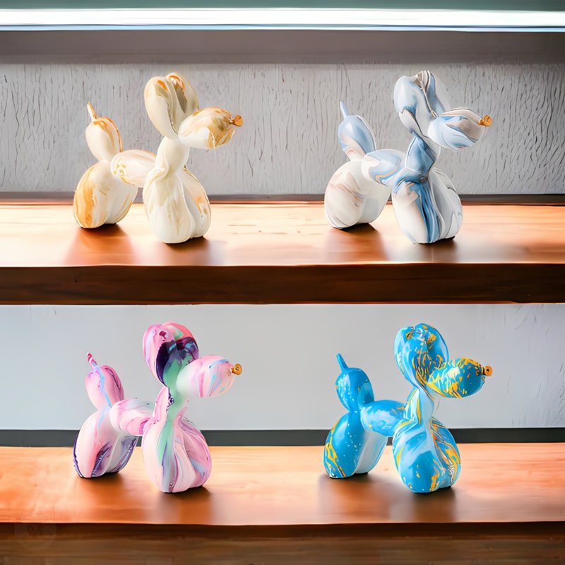 Balloon Dog Figurine Statue - Etsy