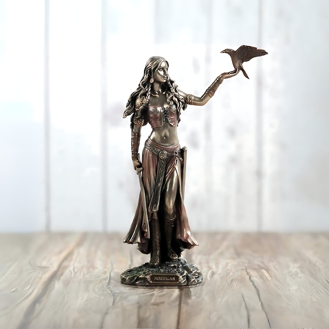 Morrigan Statue Celtic Goddess Wiccan Figurine Morrigan Goddess ...