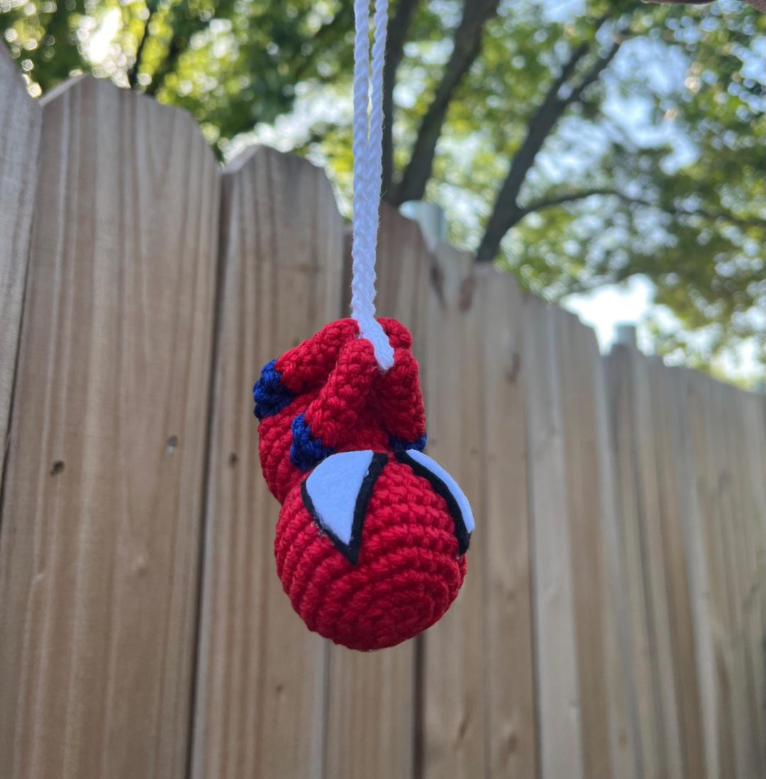 Crochet Spider-man Car Hanger, Marvel Fan Gift - Etsy
