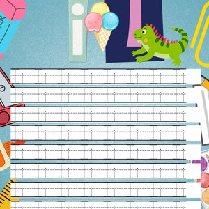 Kid Worksheet: Letter Tracing Pad Printable Preschool Worksheets ...