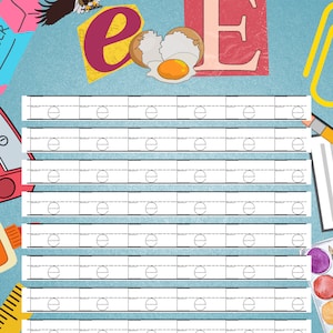 Kid Worksheet: Letter Tracing Pad Printable Preschool Worksheets ...