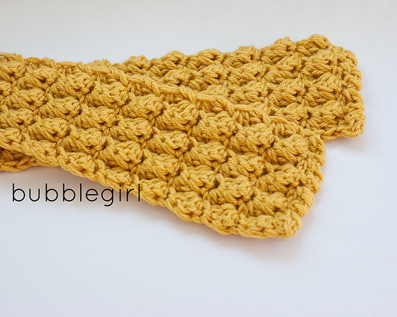 Crochet Pattern - Textured Scarf - Etsy