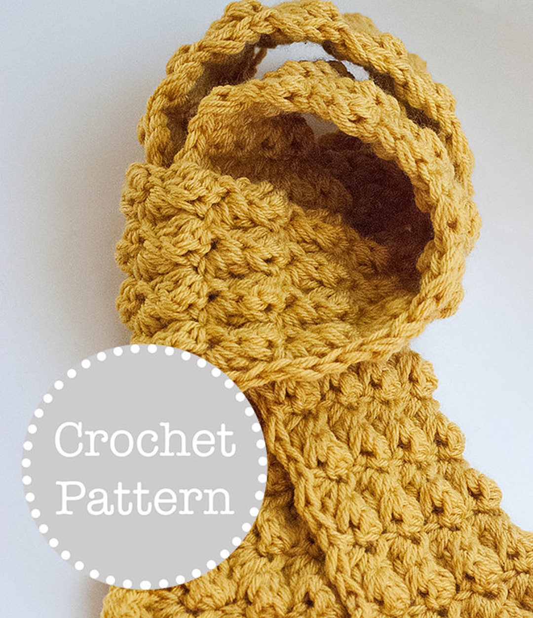 Crochet Pattern - Textured Scarf - Etsy