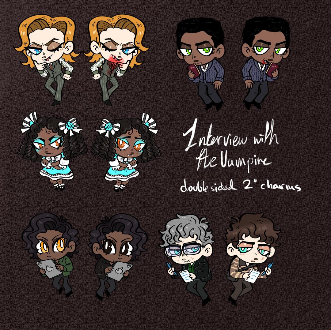 IWTV Keychain Charms 2" Interview With the Vampire - Etsy UK