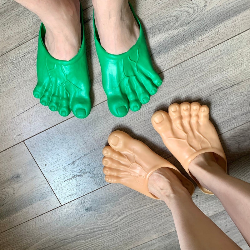 Funny Slippers - Etsy