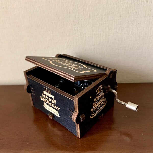 Hand Crank Music Box - Etsy