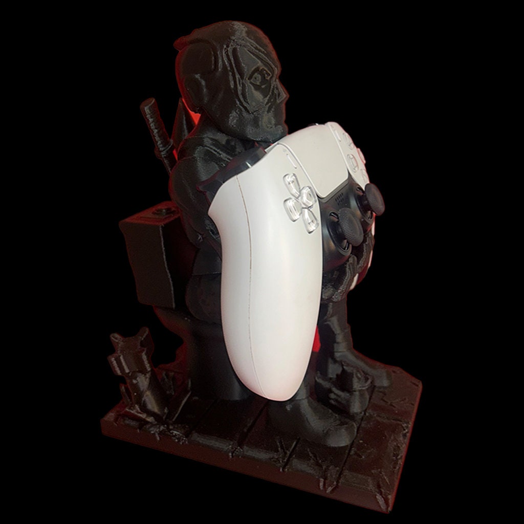Deadpool 3D Printed Gaming Controller Stand Badass, Sleek, and Ready ...