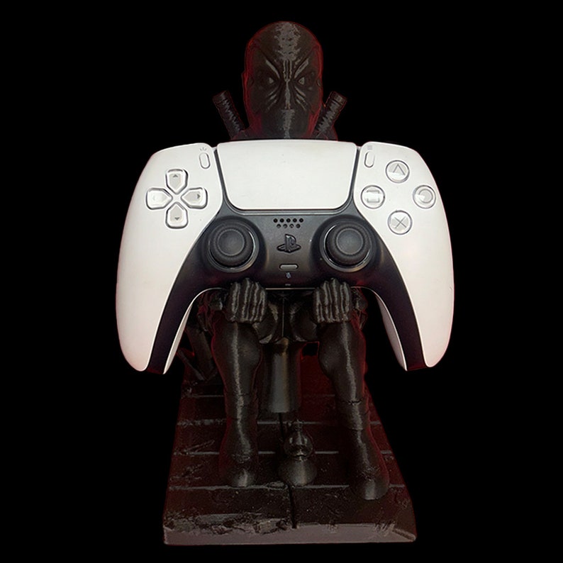 Deadpool 3D Printed Gaming Controller Stand Badass, Sleek, and Ready ...