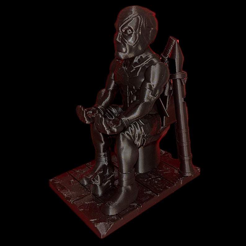 Deadpool 3D Printed Gaming Controller Stand Badass, Sleek, and Ready ...