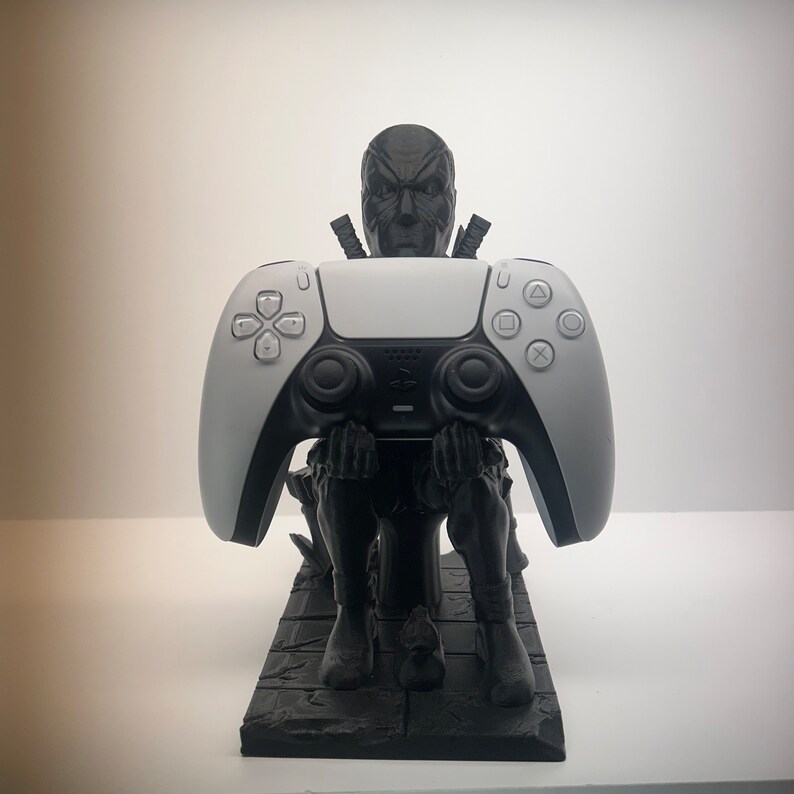Deadpool 3D Printed Gaming Controller Stand Badass, Sleek, and Ready ...