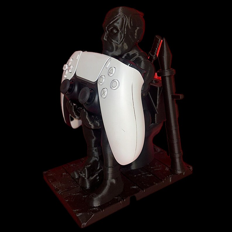 Deadpool 3D Printed Gaming Controller Stand Badass, Sleek, and Ready ...