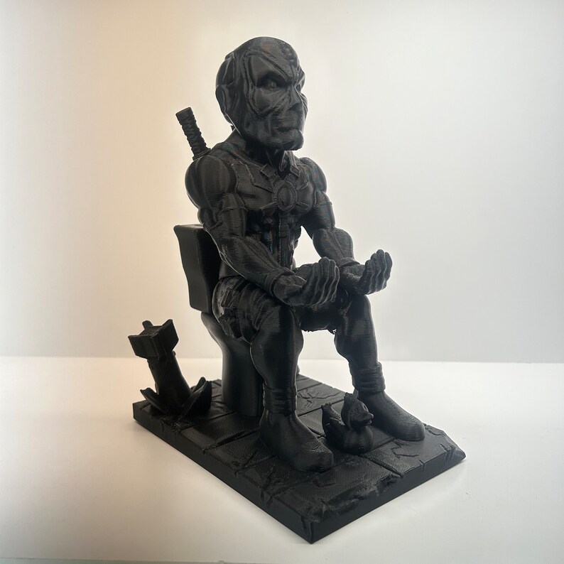 Deadpool 3D Printed Gaming Controller Stand Badass, Sleek, and Ready ...