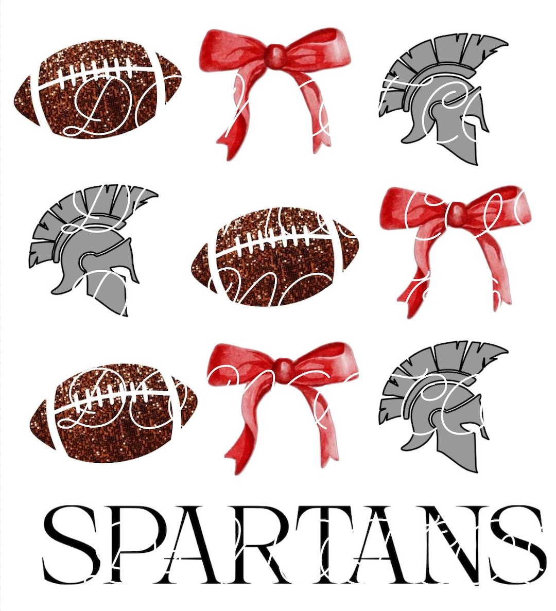 Spartans Football Designs Png - Etsy