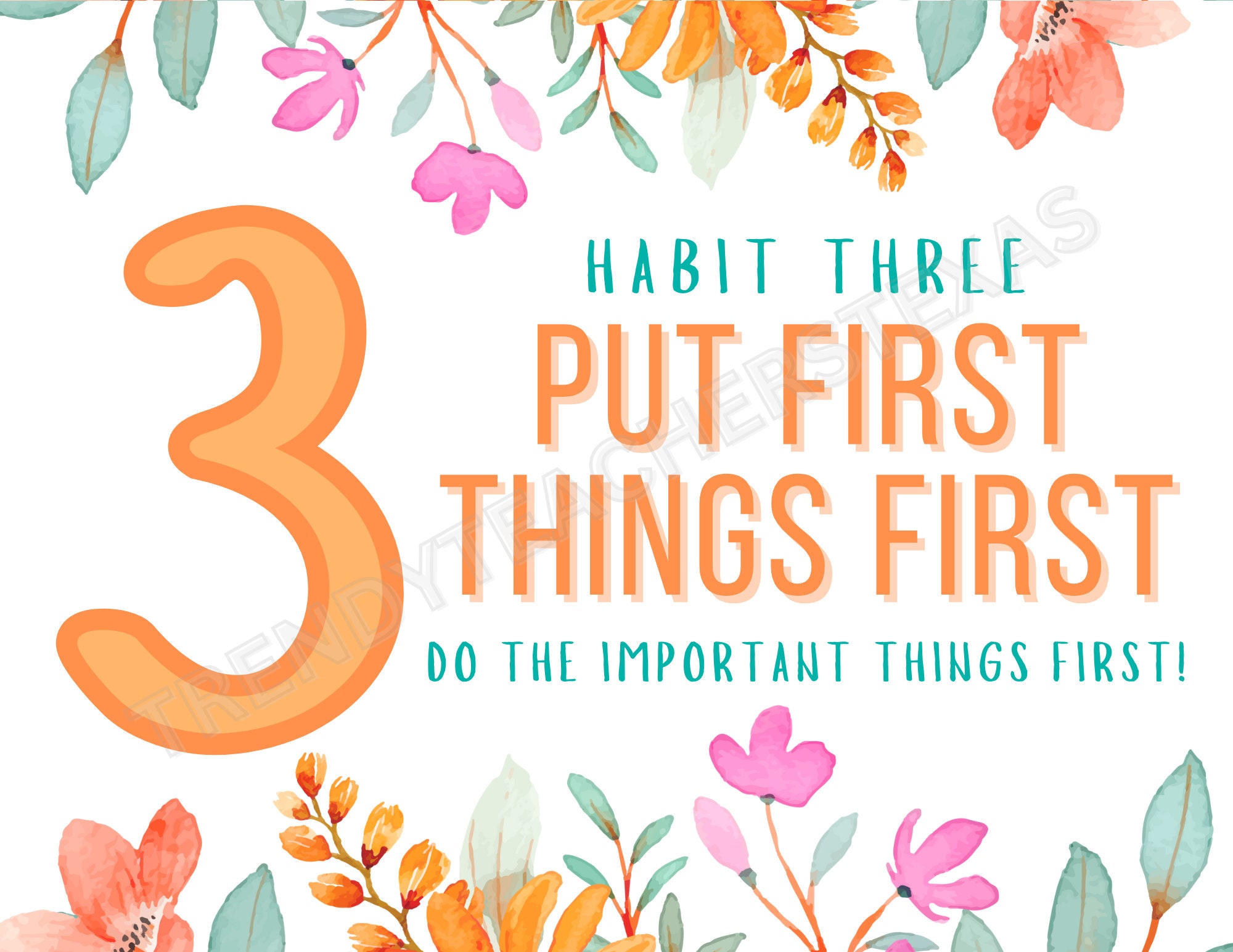 7 Habits Poster Set | Printable Classroom Posters | Leader in Me ...