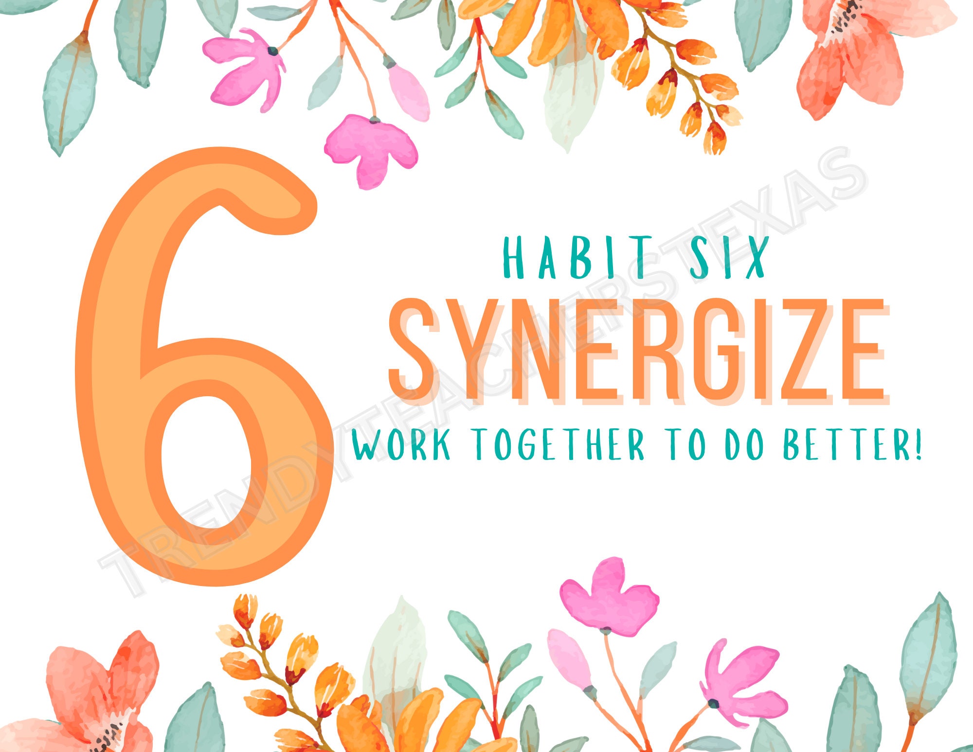 7 Habits Poster Set | Printable Classroom Posters | Leader in Me ...