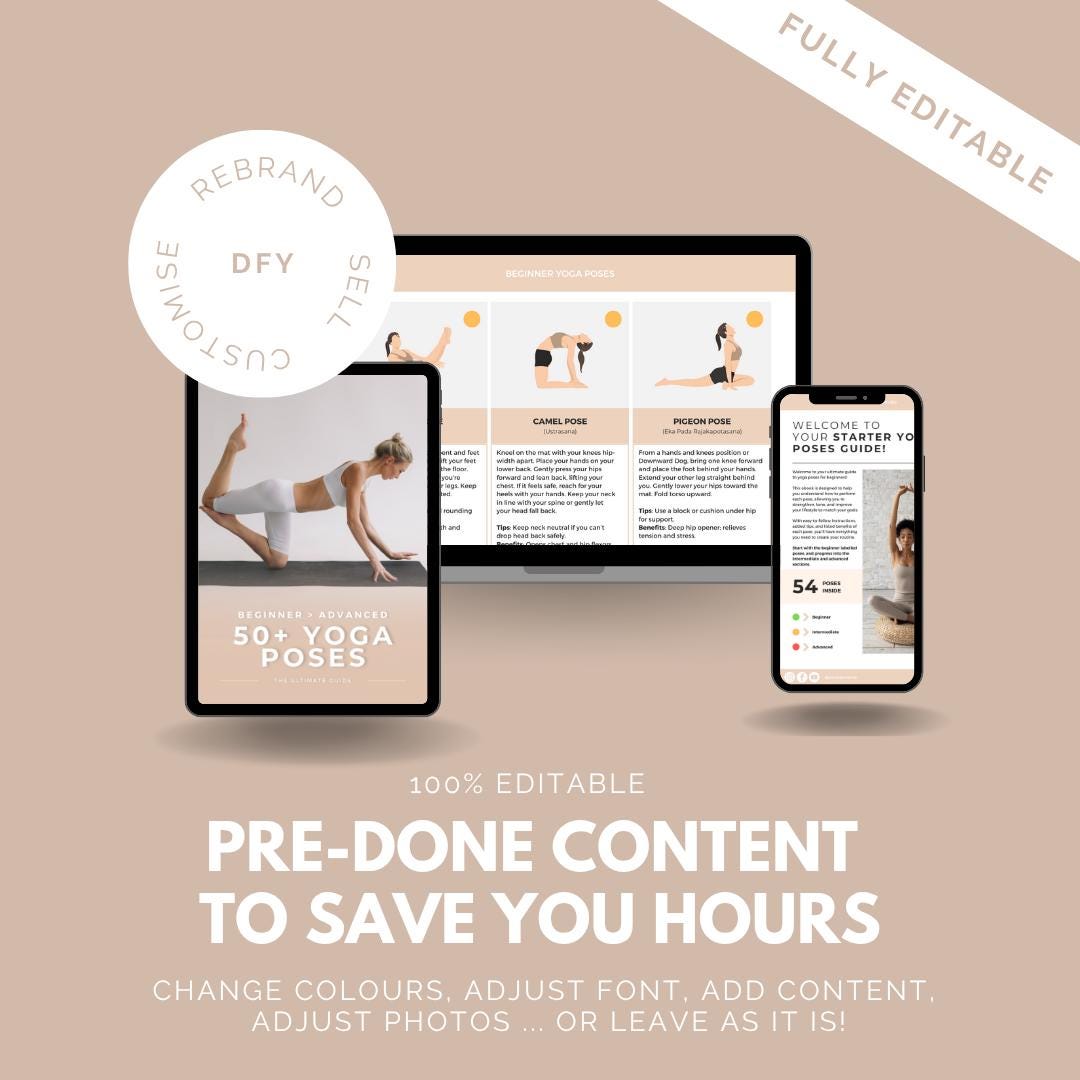 Yoga Poses Chart, Yoga Instructions, Yoga Exercise Poster, Yoga Pose ...