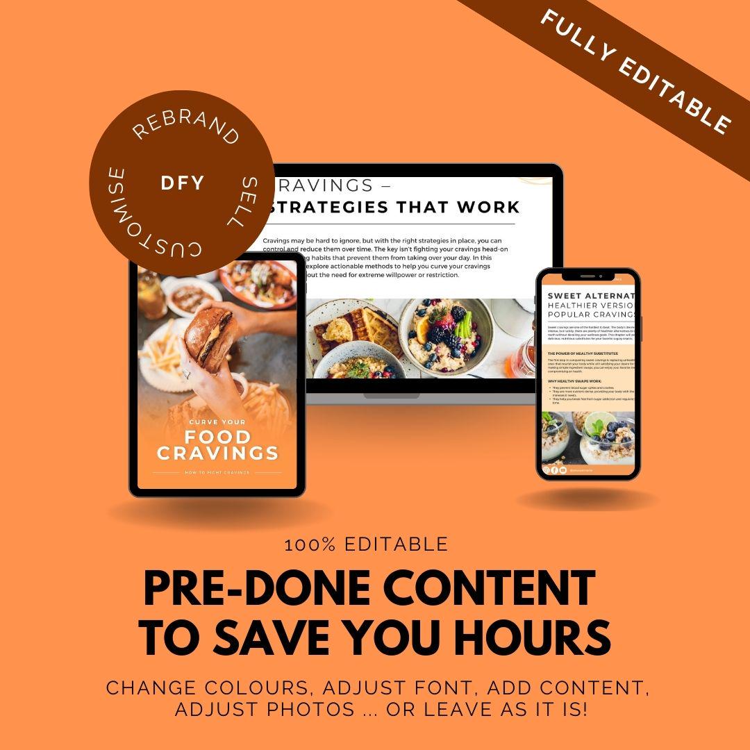 How to Fight Food Cravings, Healthy Food Swaps, Nutrition Templates ...