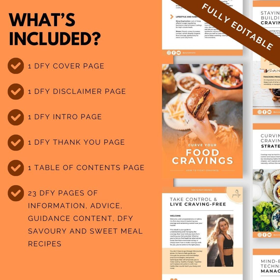 How to Fight Food Cravings, Healthy Food Swaps, Nutrition Templates ...