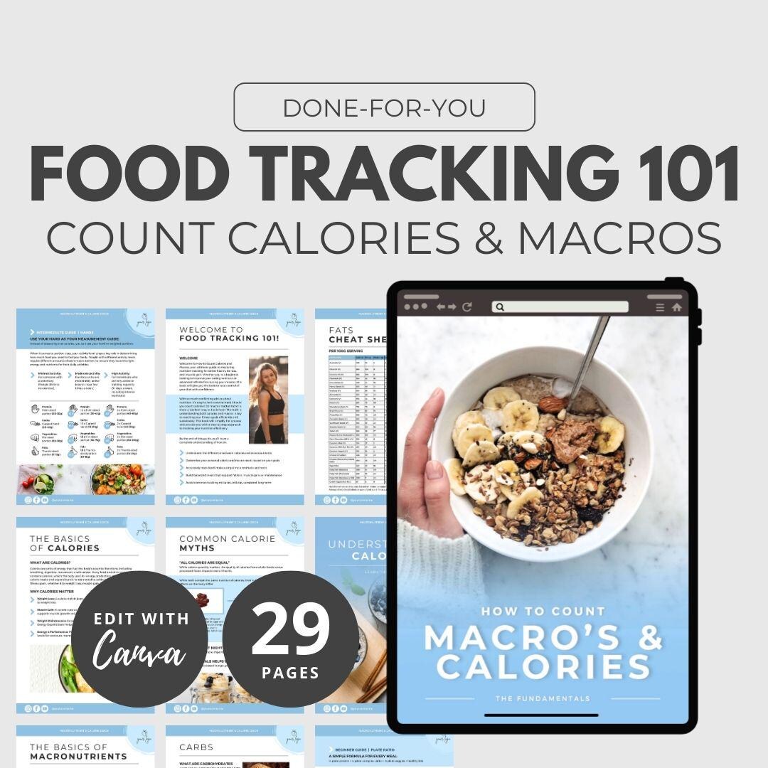 Macronutrients and Calories Guide, DFY How to Count Calories and Macros ...