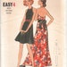 Butterick 6469 UNCUT - Flared Halter Dress Extra Small 1970's Vintage ...
