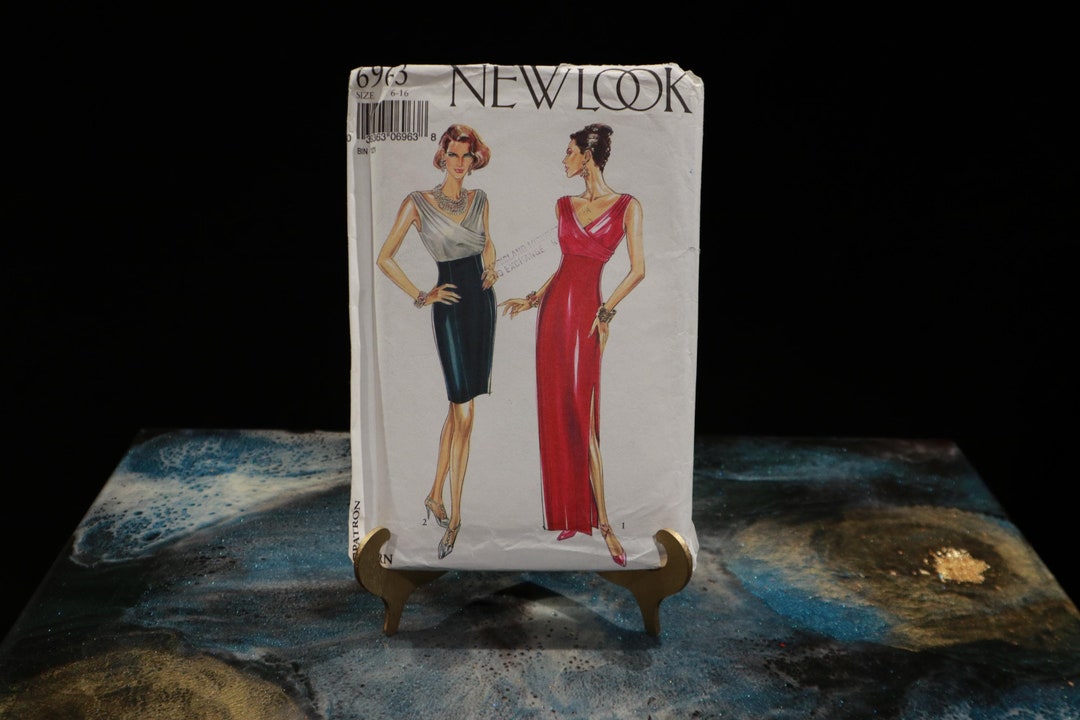 Vintage Sewing Pattern UNCUT New Look 6963 - Misses' Asymmetrical ...