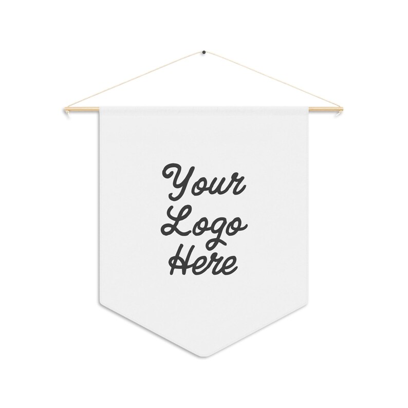 Custom Logo Pennant Banner, Custom Logo Flag for Small Businesses ...