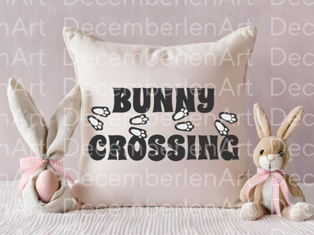 Bunny Crossing Kit, Bunny Crossing Shirt, Bunny Crossing Svg, Bunny ...