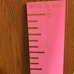 Growth Chart Ruler Watch Us Grow Board - Etsy