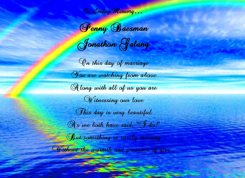 Rainbow Personalized Memorial Candle - Etsy