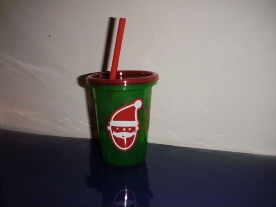 Santa Sippy Cup Personalized With Child Name - Etsy