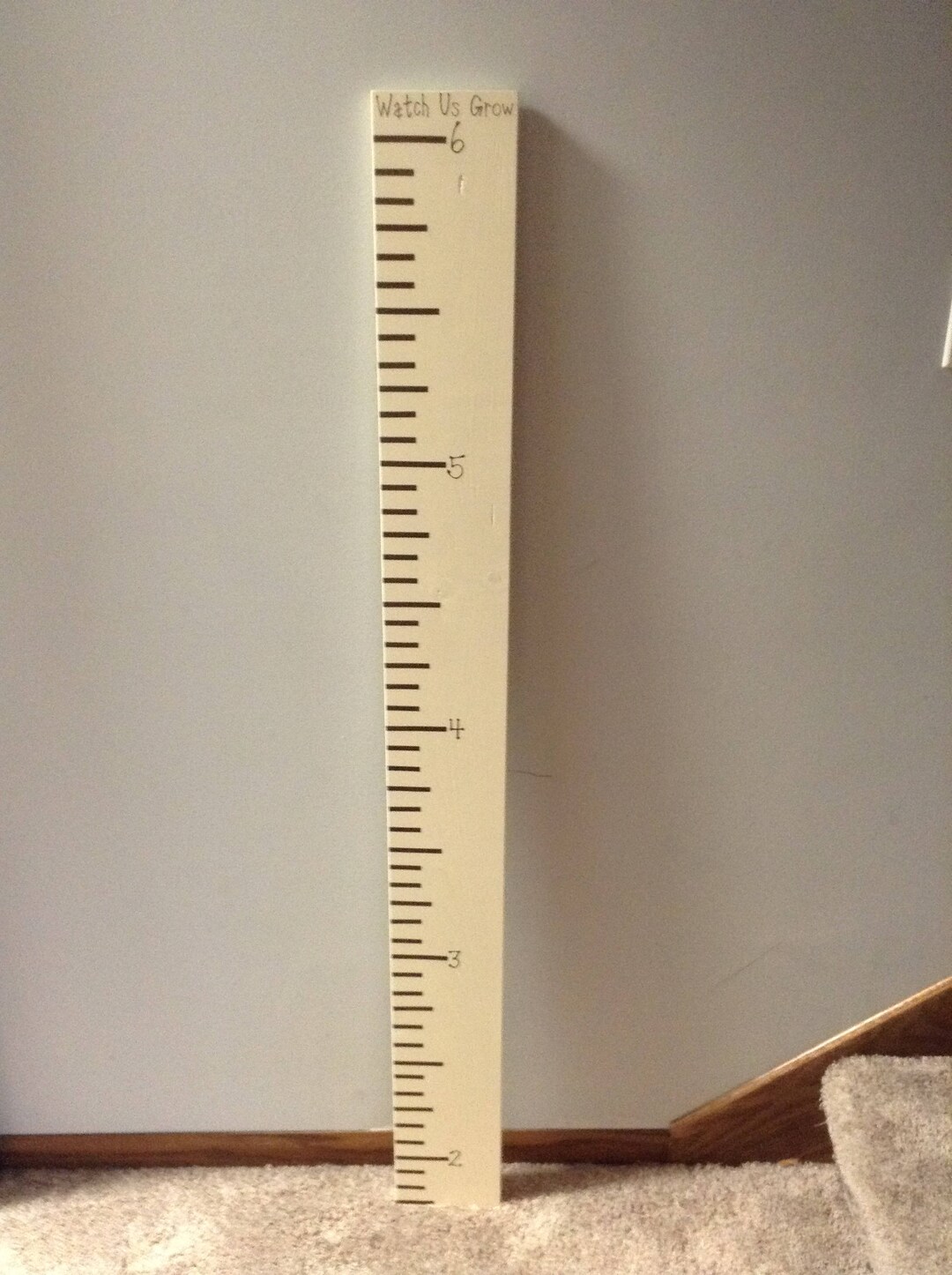 Growth Chart Ruler Watch Us Grow Board - Etsy