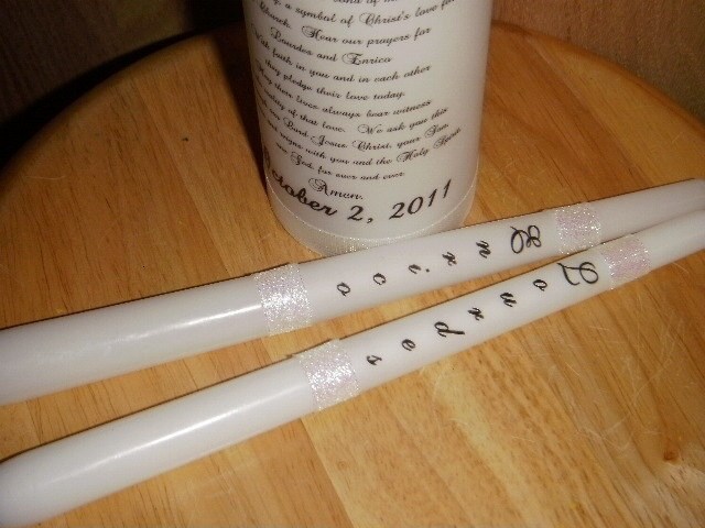 Father Poem Unity Candle Set - Etsy