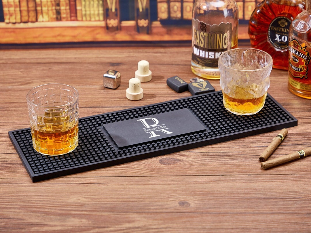 Personalized Bar Mat,custom Bar Runner,coffee Bartender Mat,home Bar ...