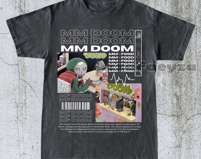 MF Doom Hip Hop Shirt, Mf Doom Tee, Mf Doom Graphic Shirt, Mf Doom Homage, Mf Doom, Mf Doom ...