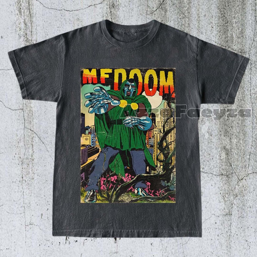 Vintage MF DOOM Shirt, Hip Hop Tee, Rap Music Clothing, Rapper Gift ...