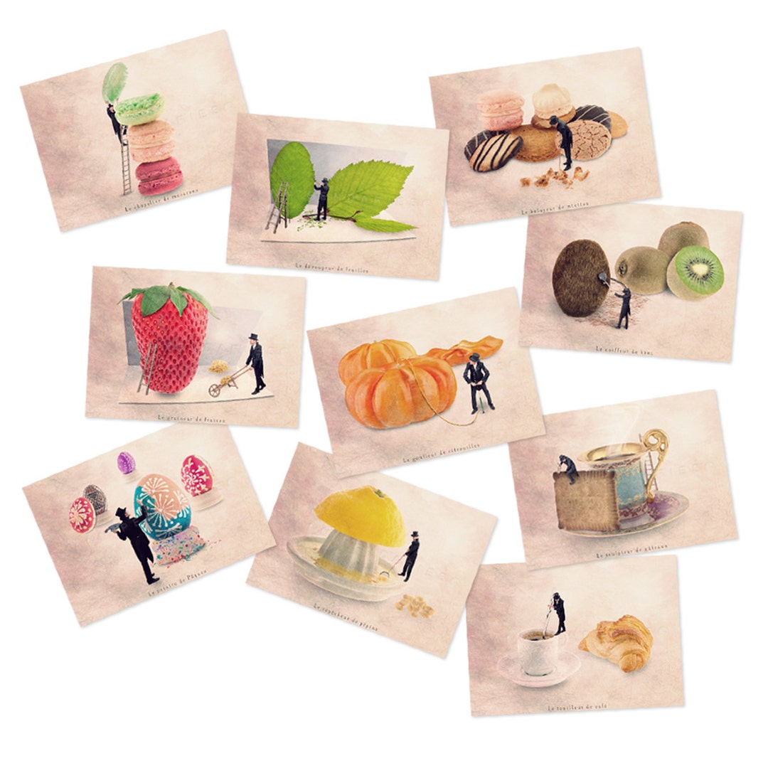 Postcard, Art Postcards Ia-free, Postcard Set, Tiny Trades, Funny Prints, Sets of Postcards ...