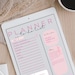 Pink Planner Template. Printable or Digital Template for Everyday Use ...