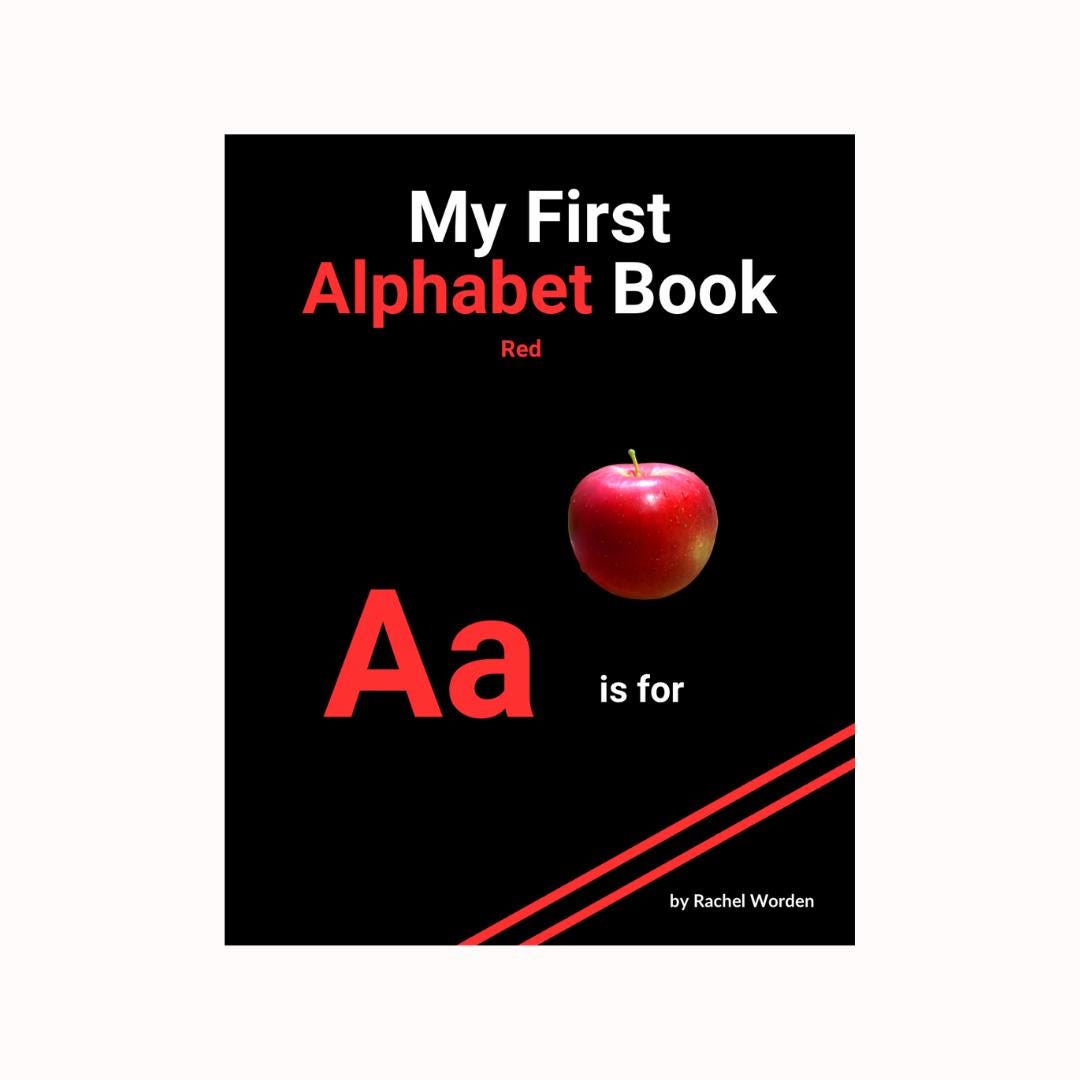 My First Alphabet Book: Red - Etsy