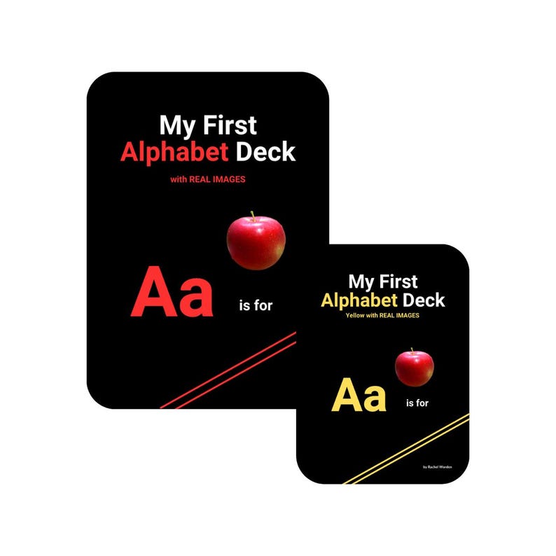 My First Alphabet Deck (FLASHCARDS) - Etsy