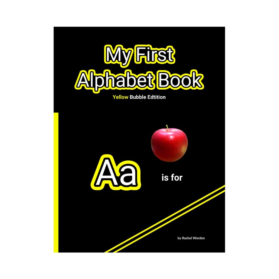 High-contrast Alphabet Book: Cvi-friendly ABC Book for Toddlers - Etsy
