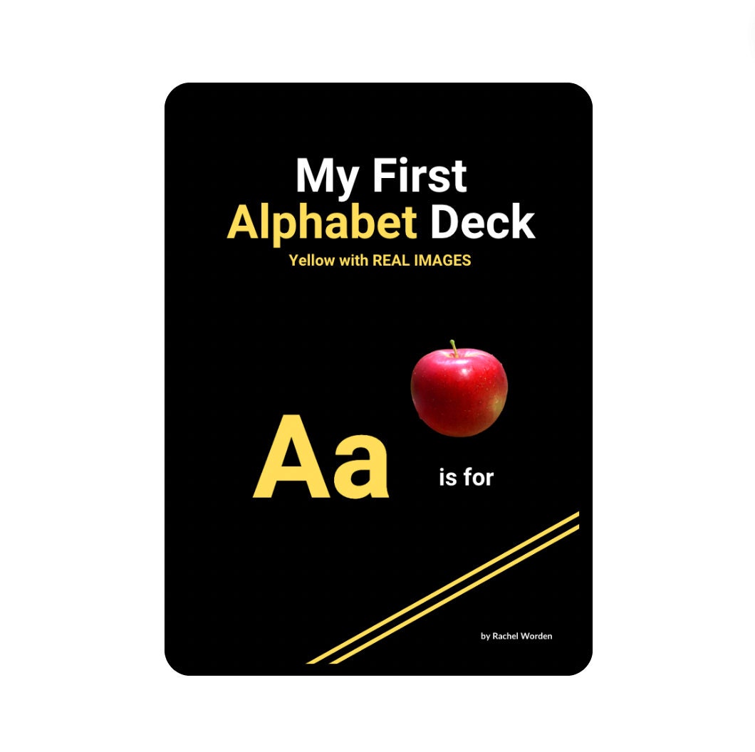 My First Alphabet Deck (FLASHCARDS) - Etsy