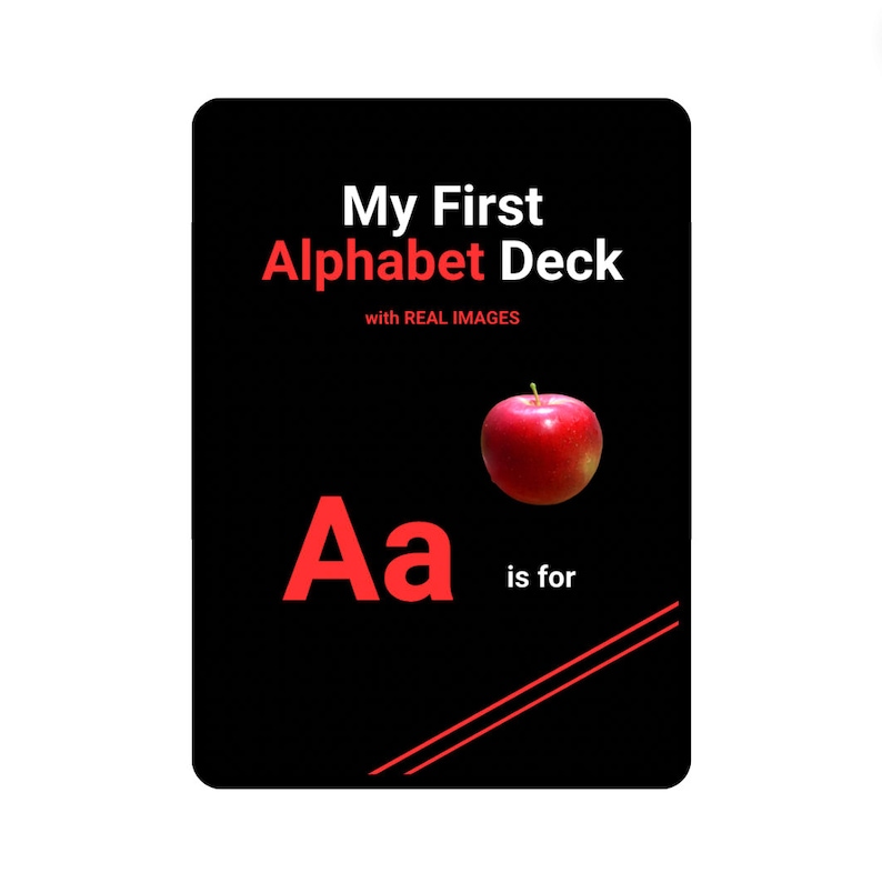 My First Alphabet Deck (FLASHCARDS) - Etsy