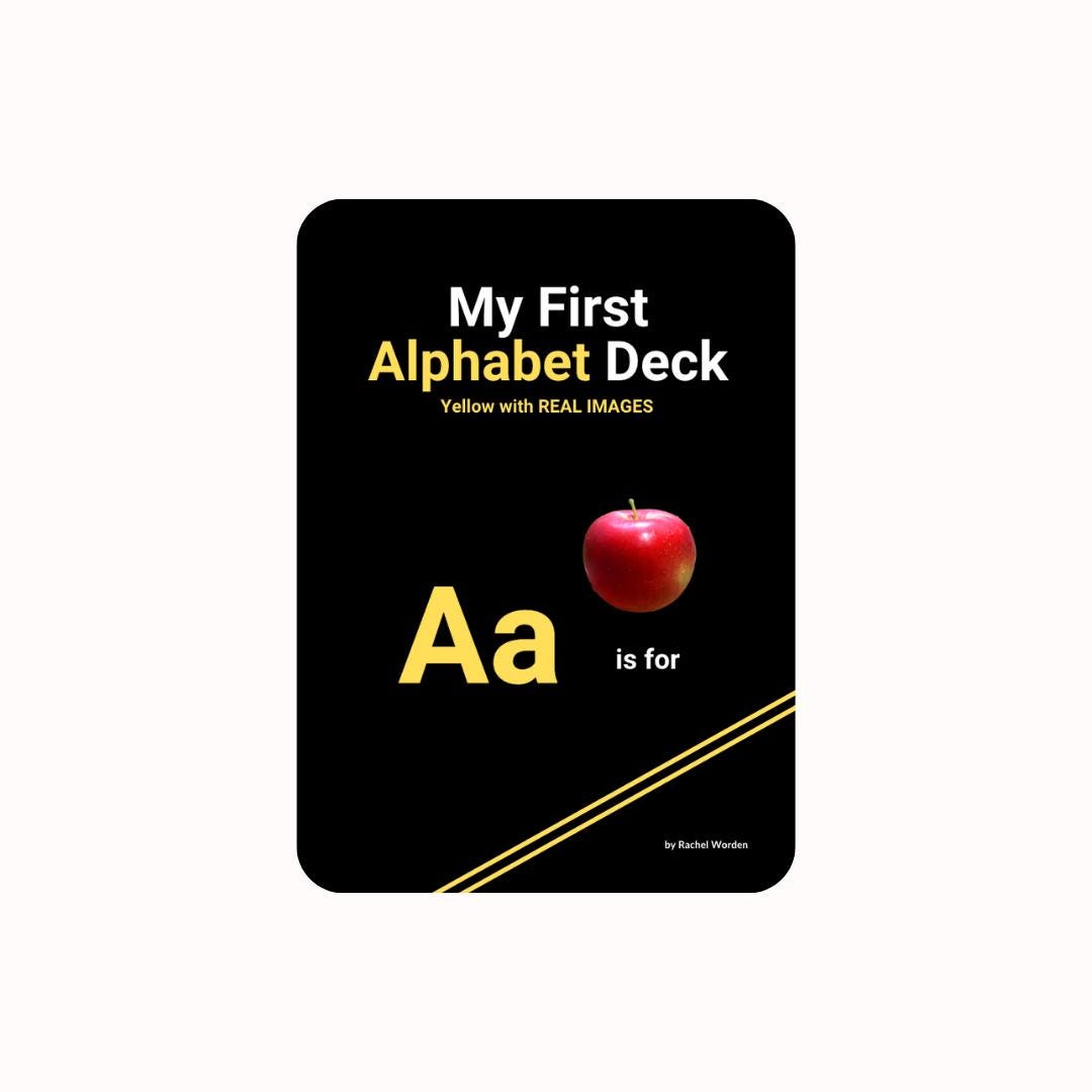 My First Alphabet Deck (FLASHCARDS) - Etsy