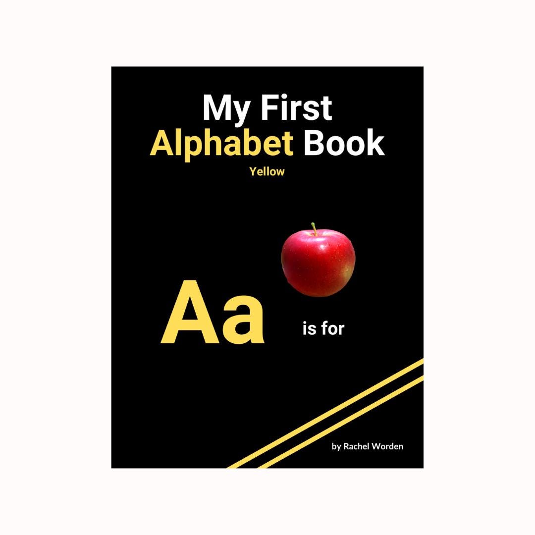 My First Alphabet Book: Yellow - Etsy