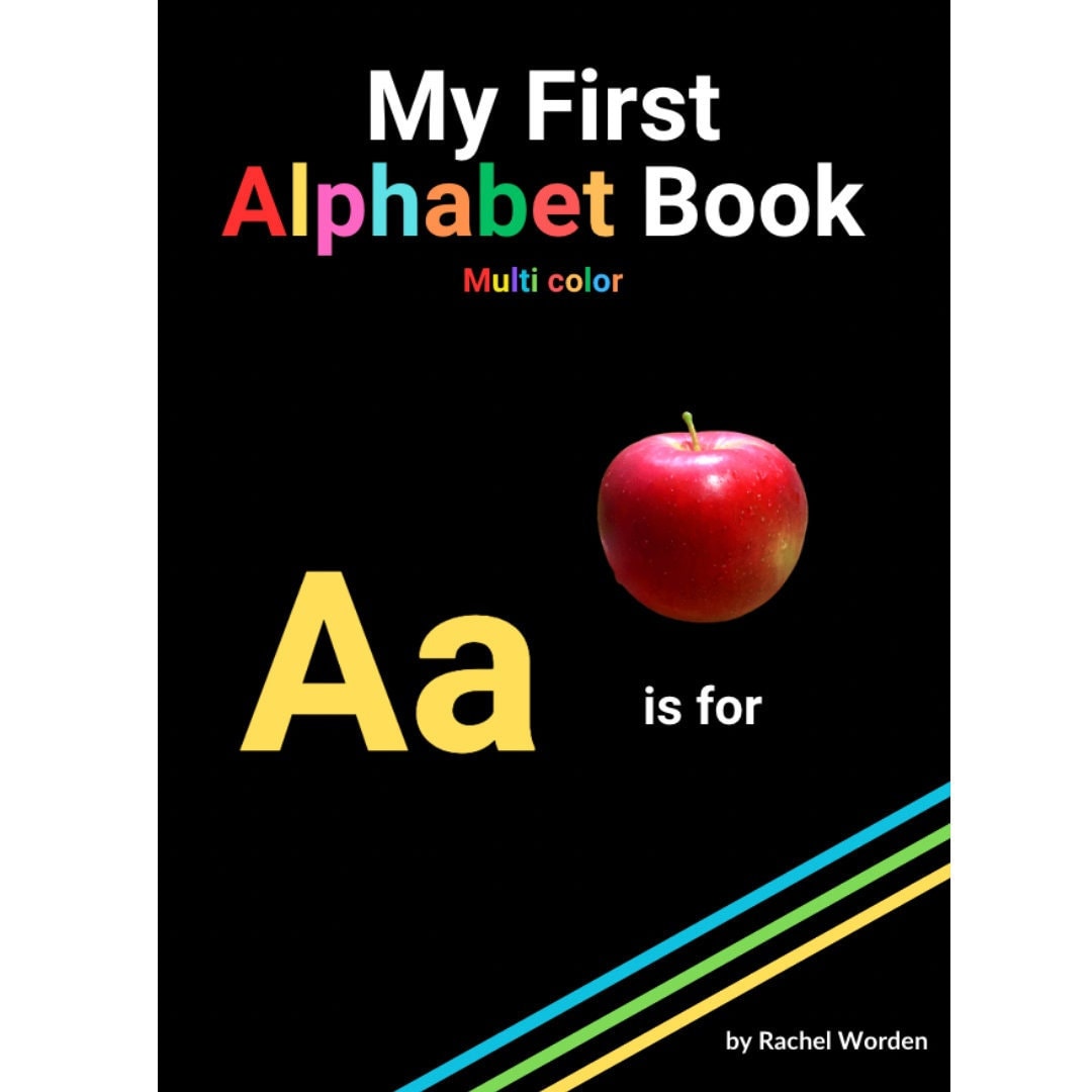 My First Alphabet Book: Multi Color - Etsy
