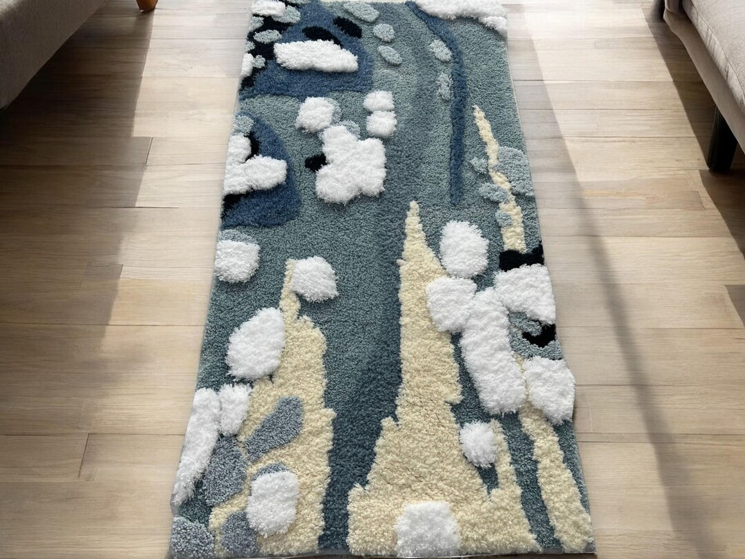 Moss Rug, Sky Moss Rug, Cloud Runners, Art Rugs, Soft Rug Moss, Meadows ...