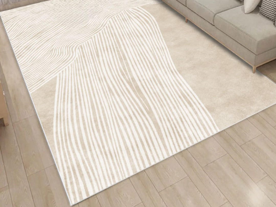 Boho Rug, Modern Rugs, Line Pattern Rugs, Boho Home Decor, Boho Art ...